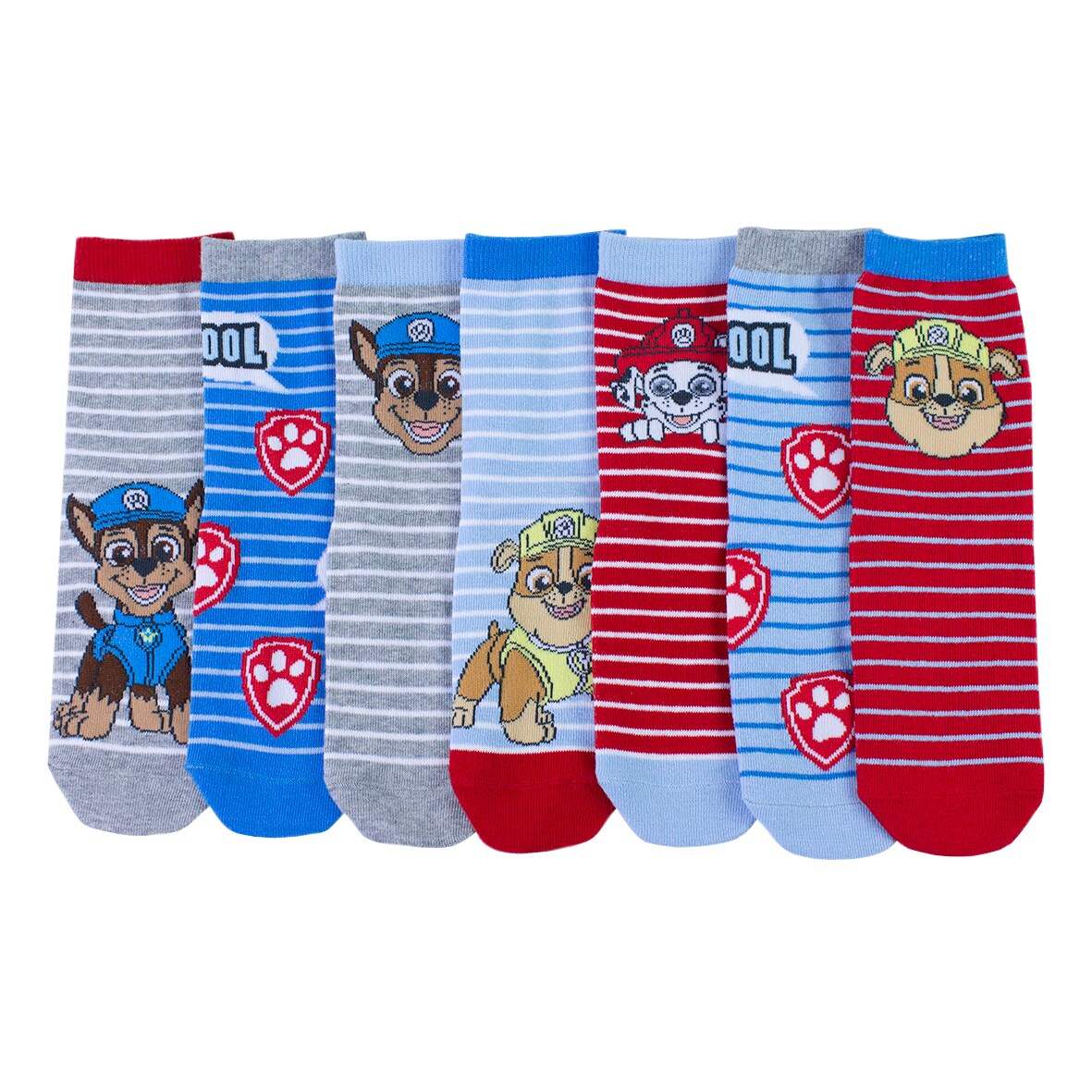 Kinder Lizenz Socken 7er - versch. Lizenzen und Größen - Paw Patrol ...