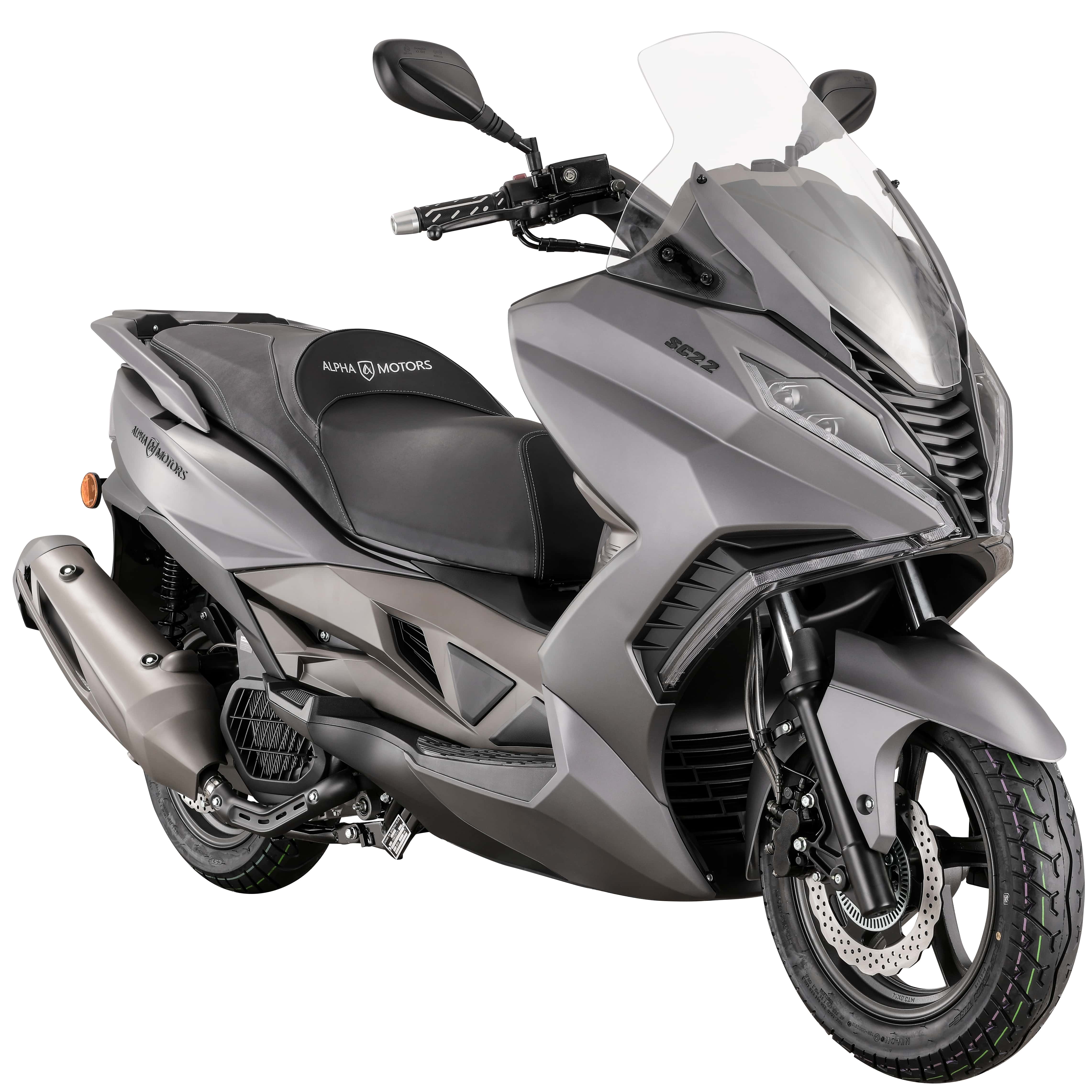 Alpha Motors Motorroller Sport Cruiser 22 125 ccm 95 km/h EURO 5 grau ...