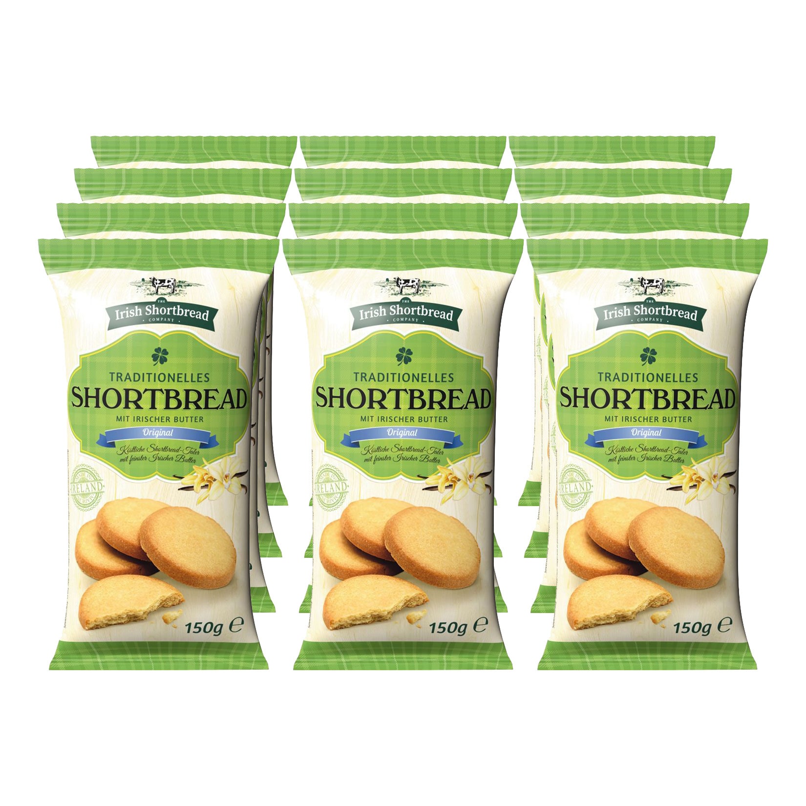 The Irish Shortbread Company Original 150 g, 12er Pack online kaufen ...