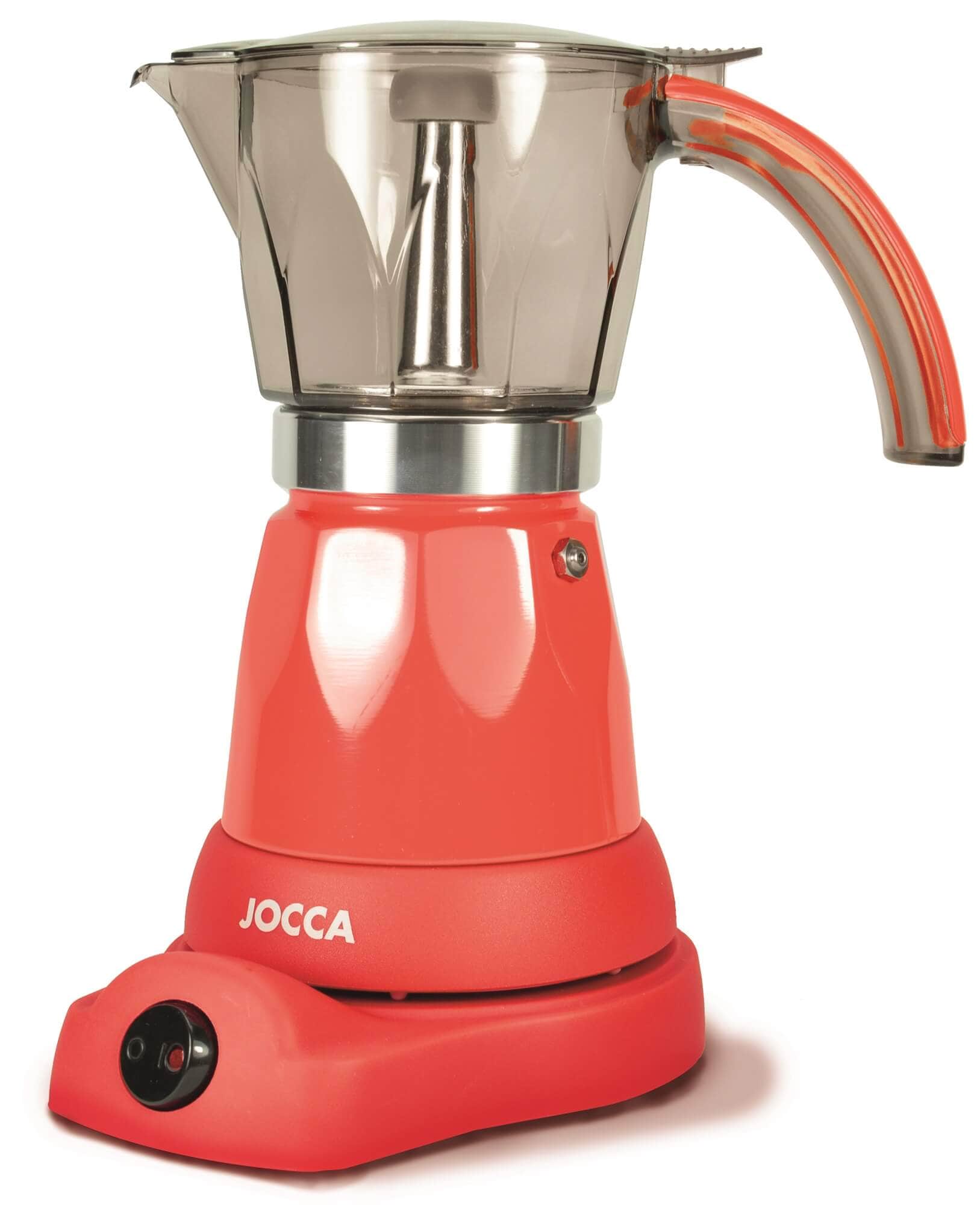 Jocca elektrische Espresso Kaffeemaschine in rot für bis zu 6 Tassen ...