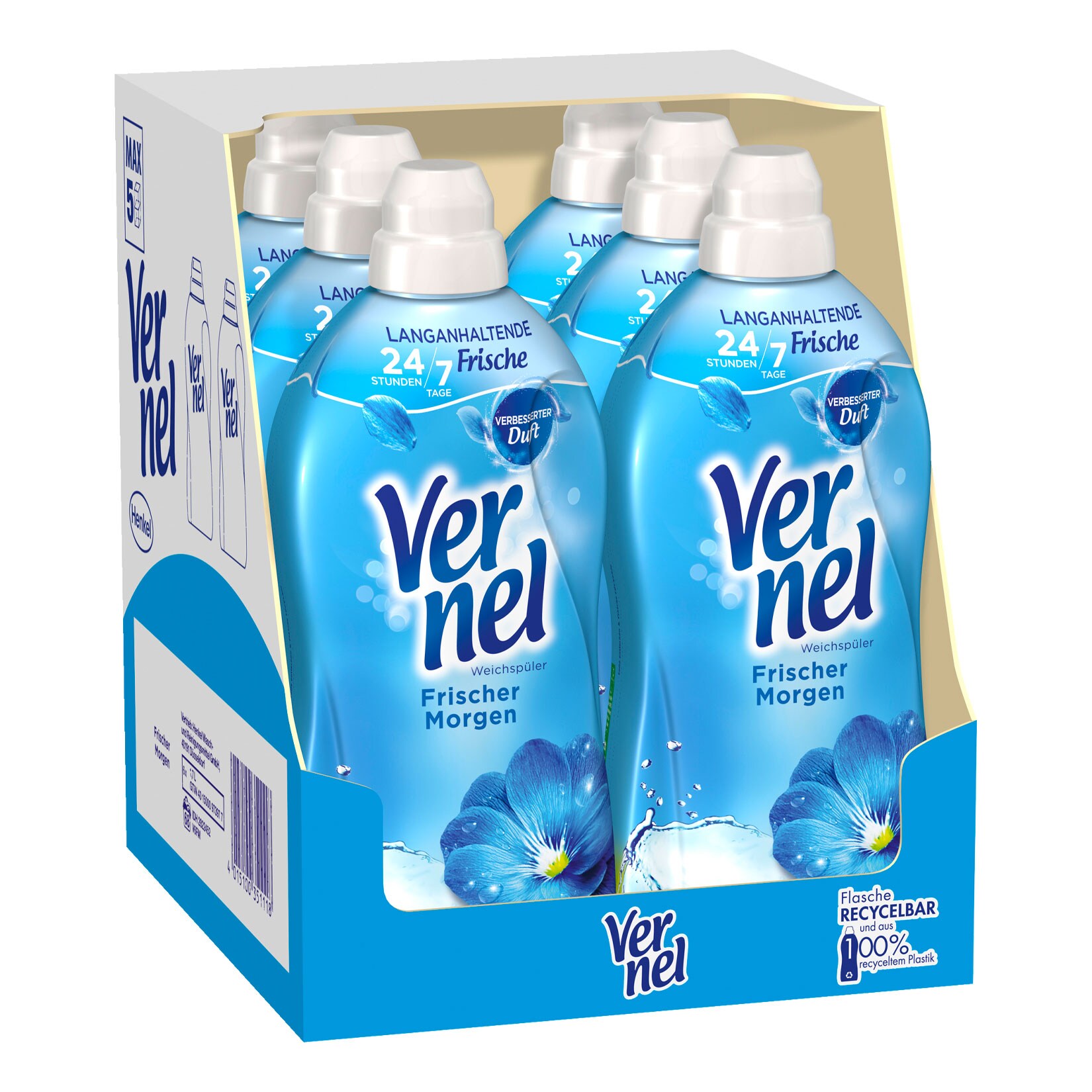 Vernel Weichspüler Frischer Morgen 1,7 Liter, 6er Pack online kaufen ...