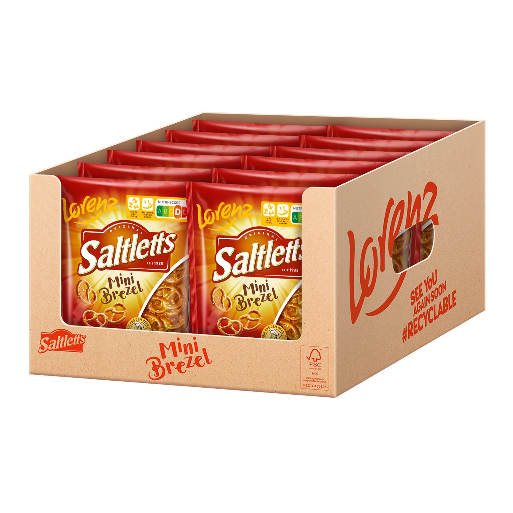 Lorenz Saltletts Mini Brezel 150 g, 12er Pack online kaufen bei Netto