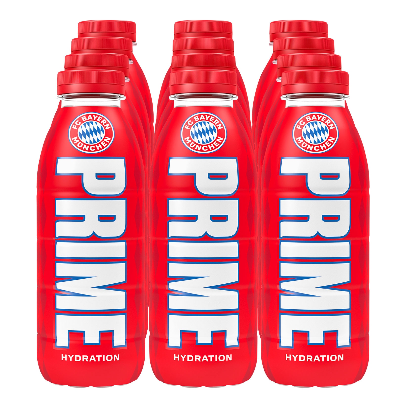 Prime Hydration Beeren Mix FC Bayern München 0,5 Liter, 12er Pack ...