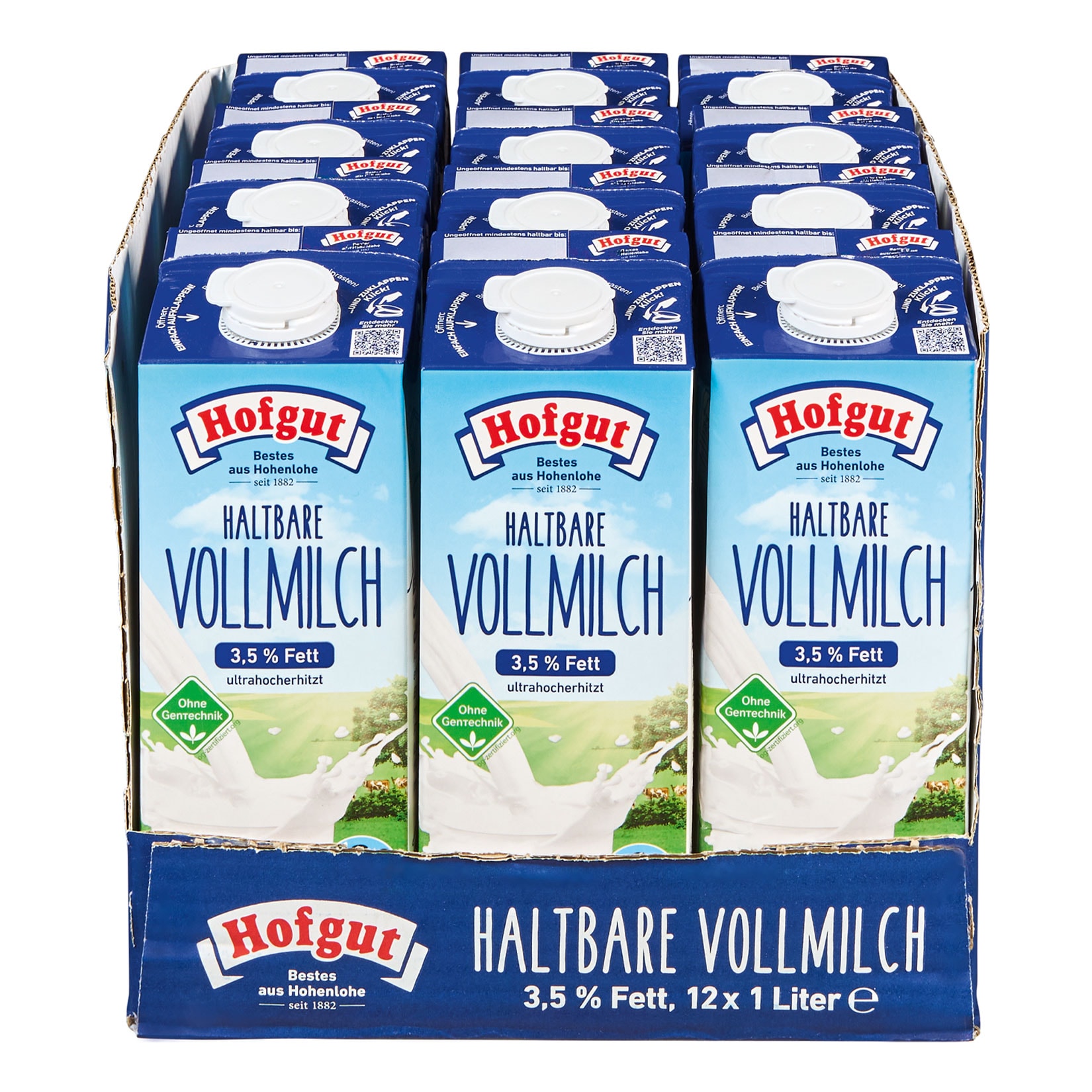 Hofgut H-Milch 3,5% 1 Liter, 12er Pack online kaufen bei Netto
