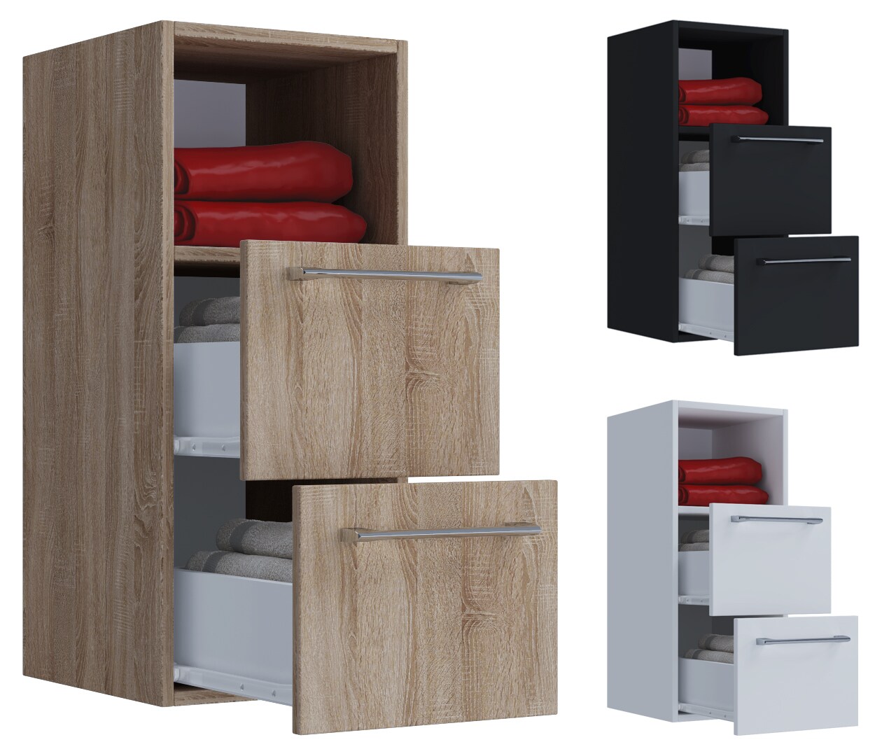 Preisvergleich Für Vcm Holz Badmöbel Midischrank Badregal Badschrank
