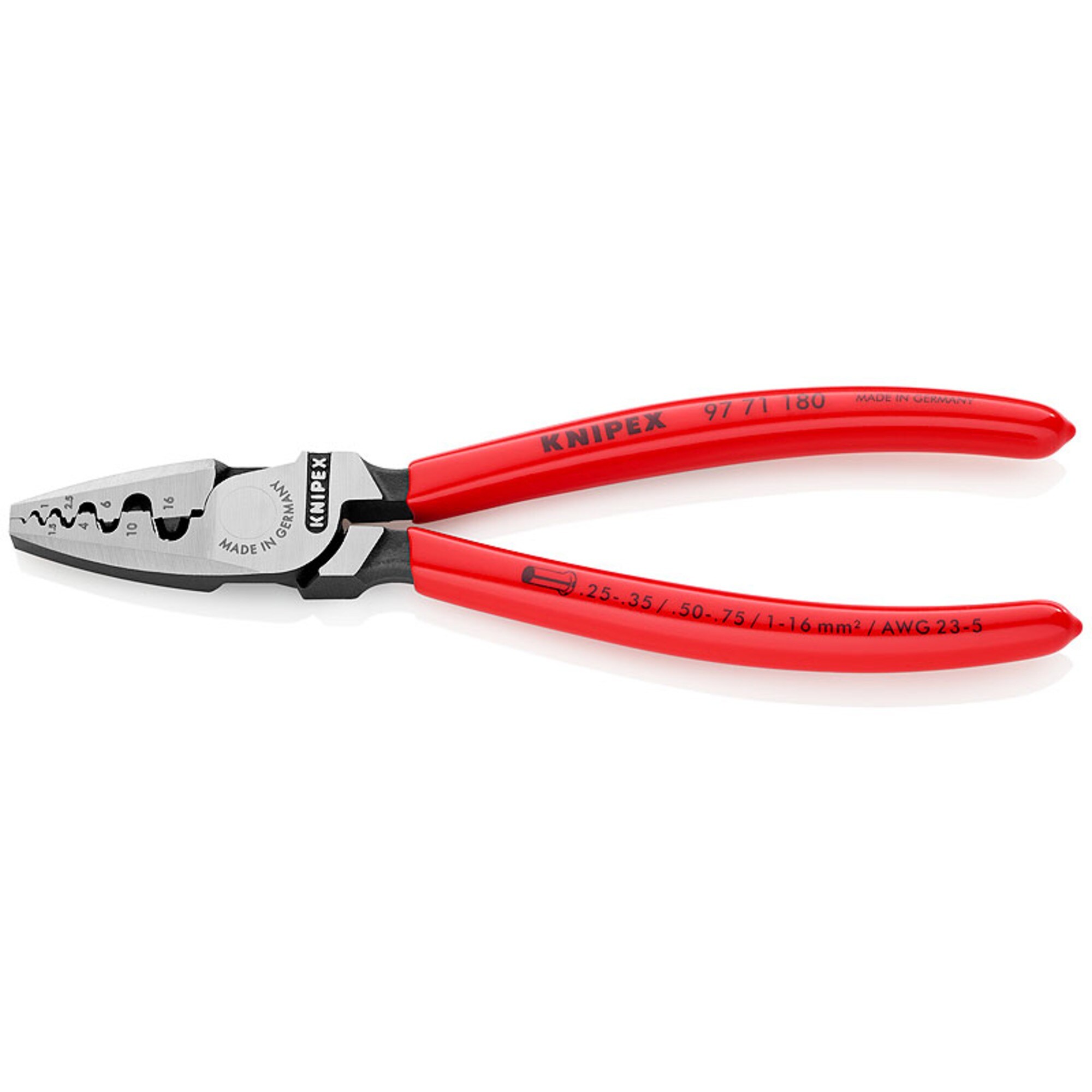 Knipex Crimpzange Crimpzange 97 71 180 online kaufen bei Netto