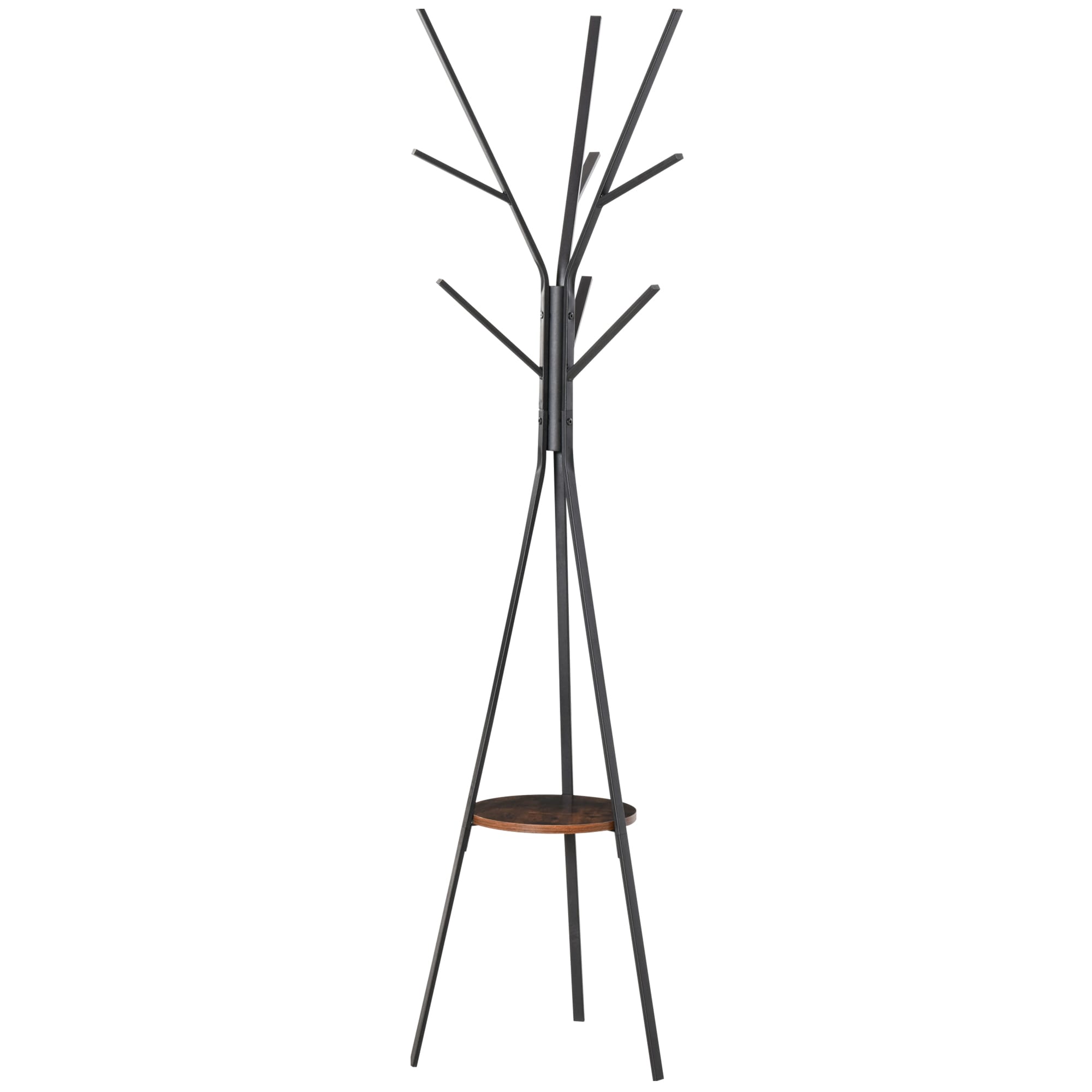 HOMCOM Garderobenständer mit 8 Haken 45 x 45 x 180 cm (LxBxH) online ...