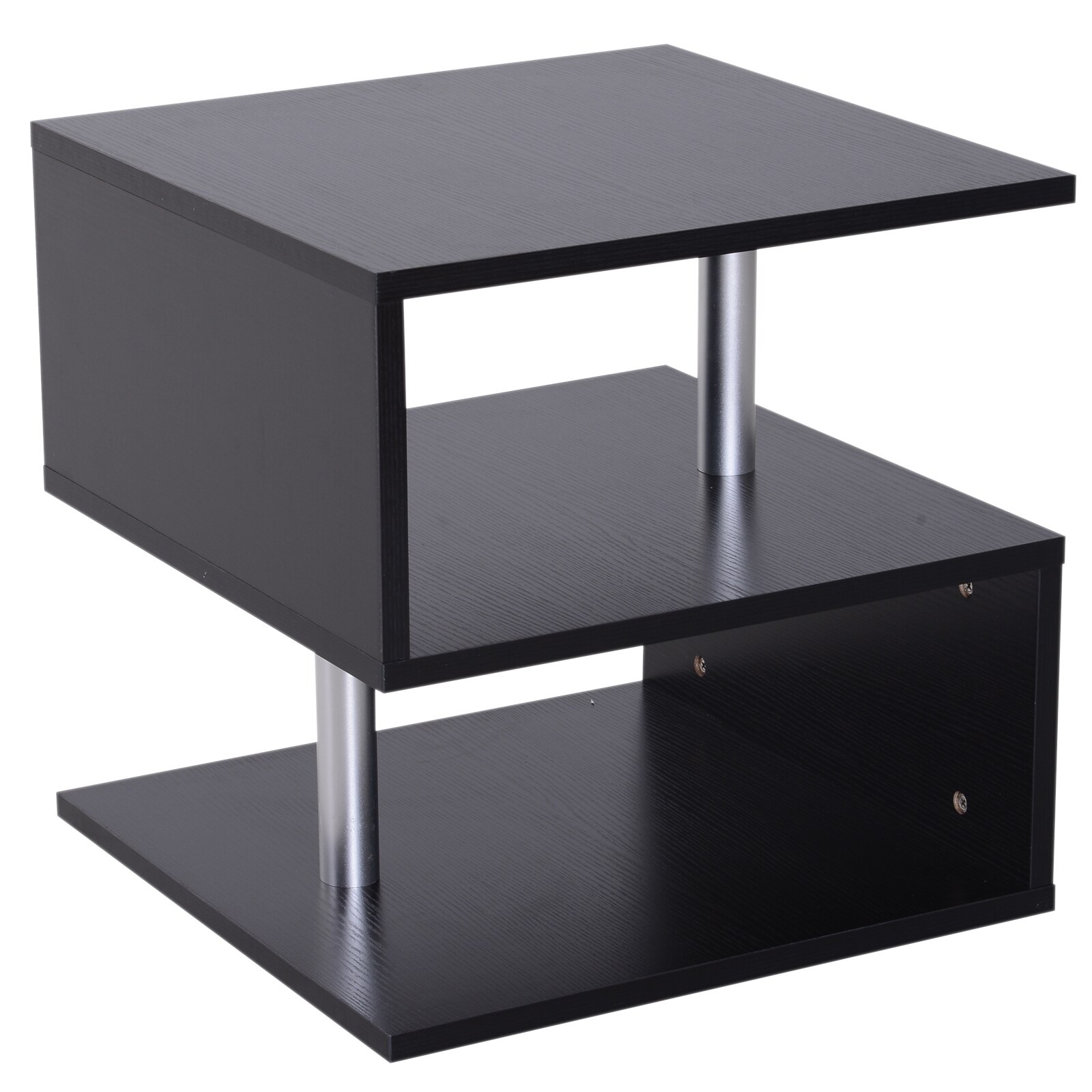 HOMCOM Beistelltisch mit 3 Fächer 48 x 48 x 48 cm (LxBxH) online kaufen ...