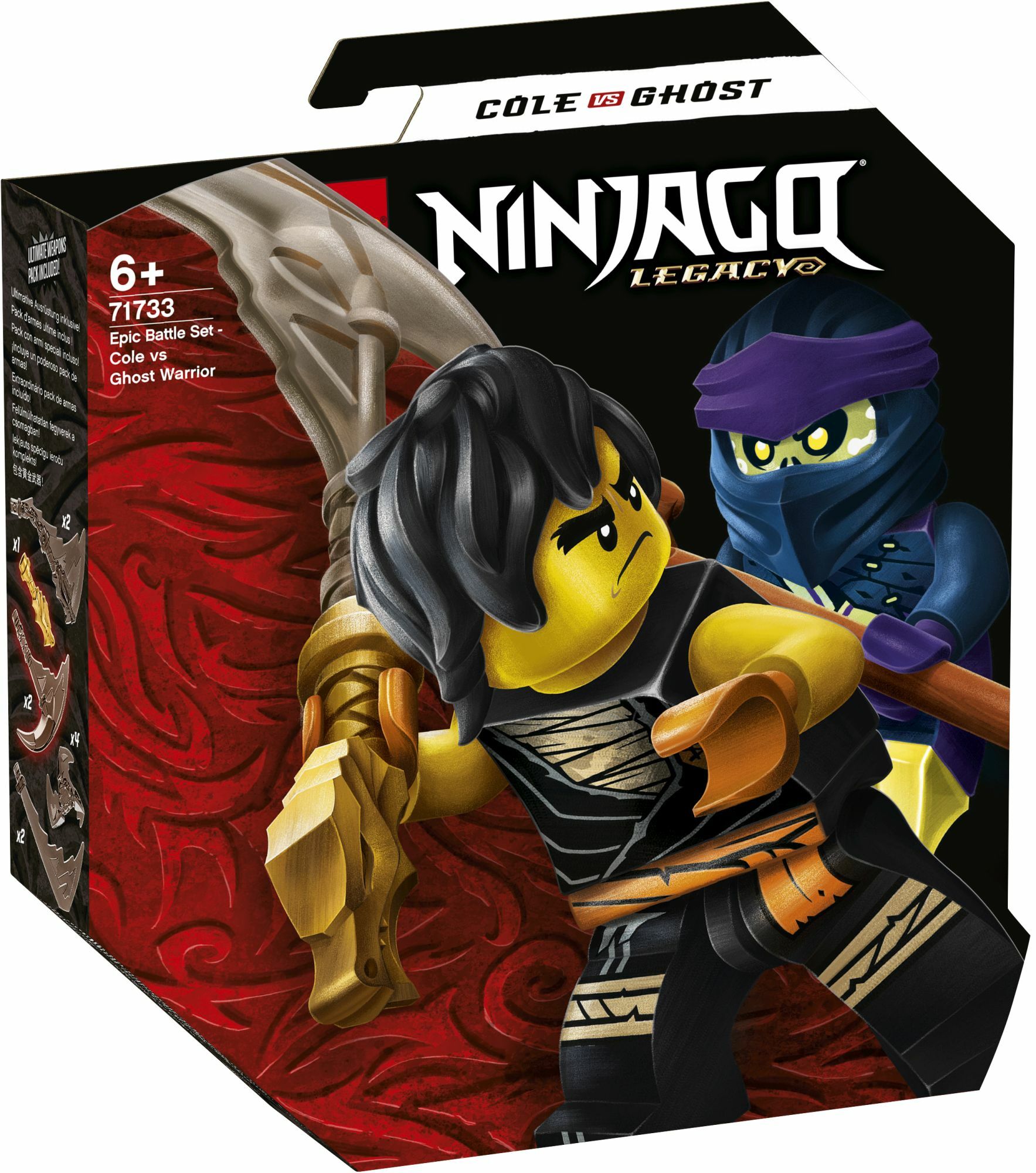 LEGO® NINJAGO® LEGO® NINJAGO 71733 Battle Set: Cole vs. Geisterkämpfer ...