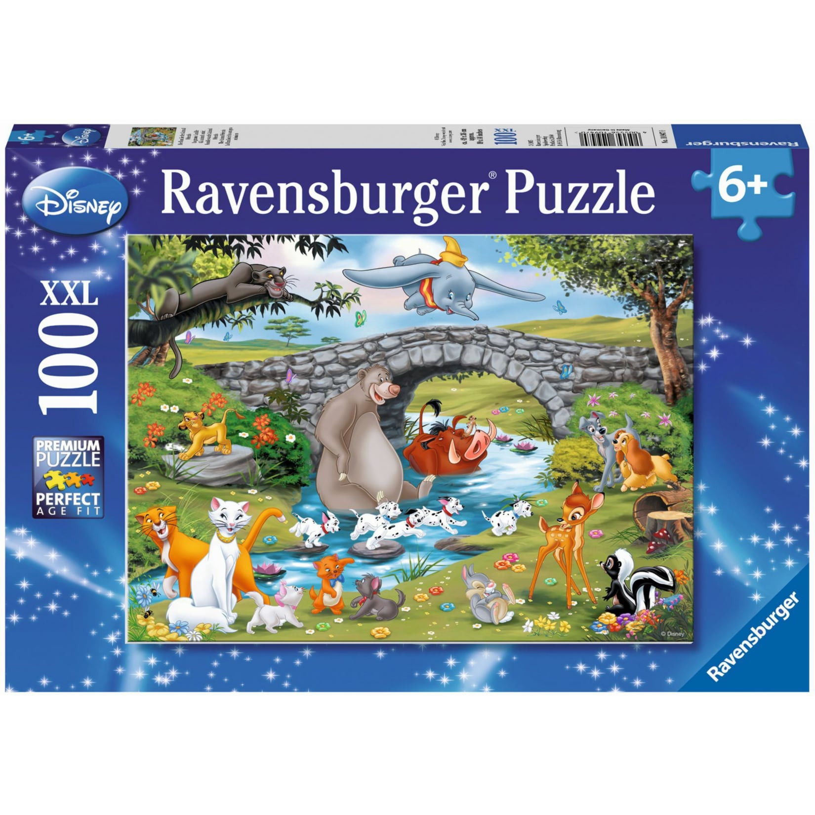 Ravensburger 10947 Puzzle Die Familie der Animal Friends 100 Teile XXL ...