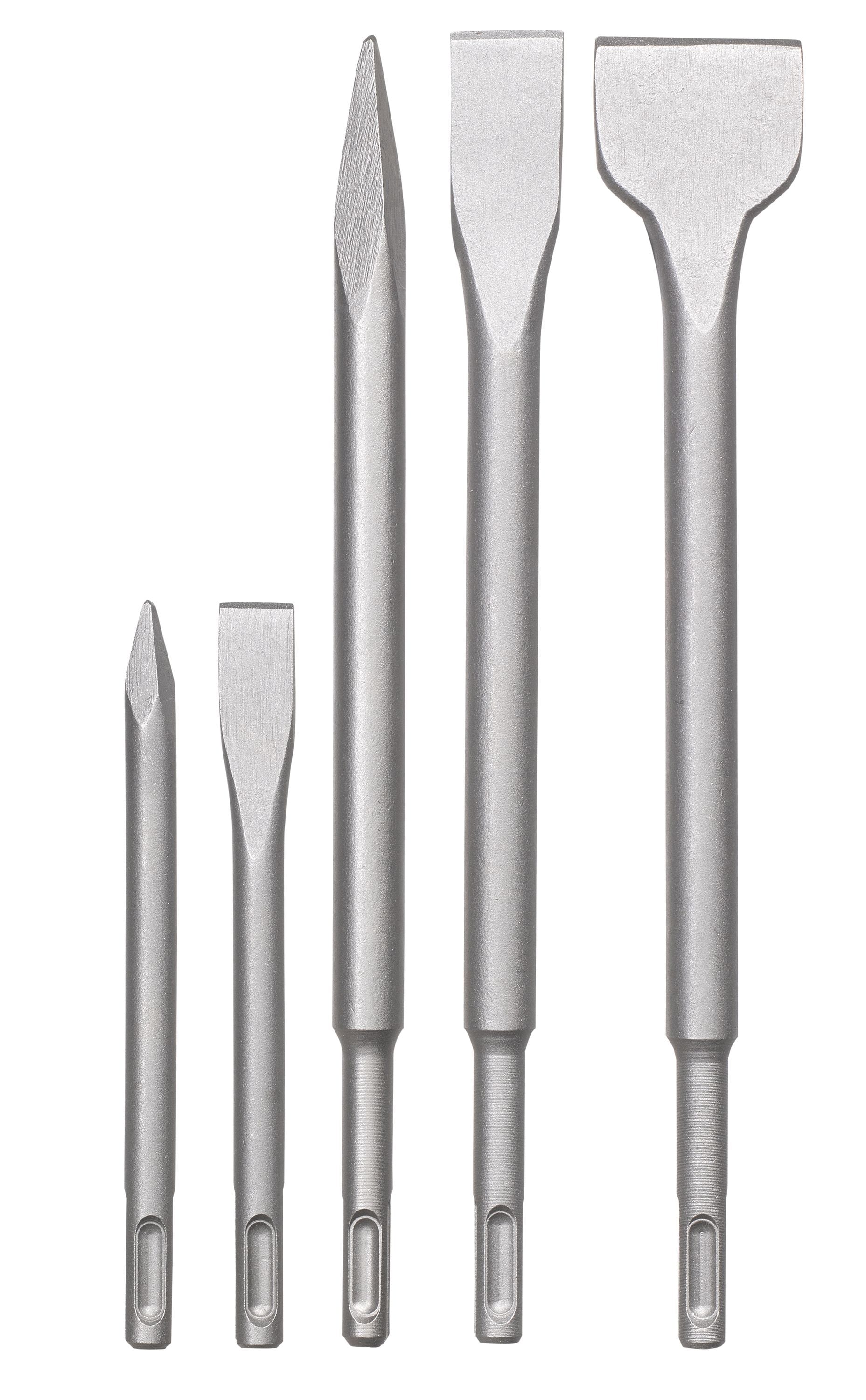 kwb SDS-Plus Meißel-Set für Bohrhammer, 5-teiliger Stein- u. Beton ...