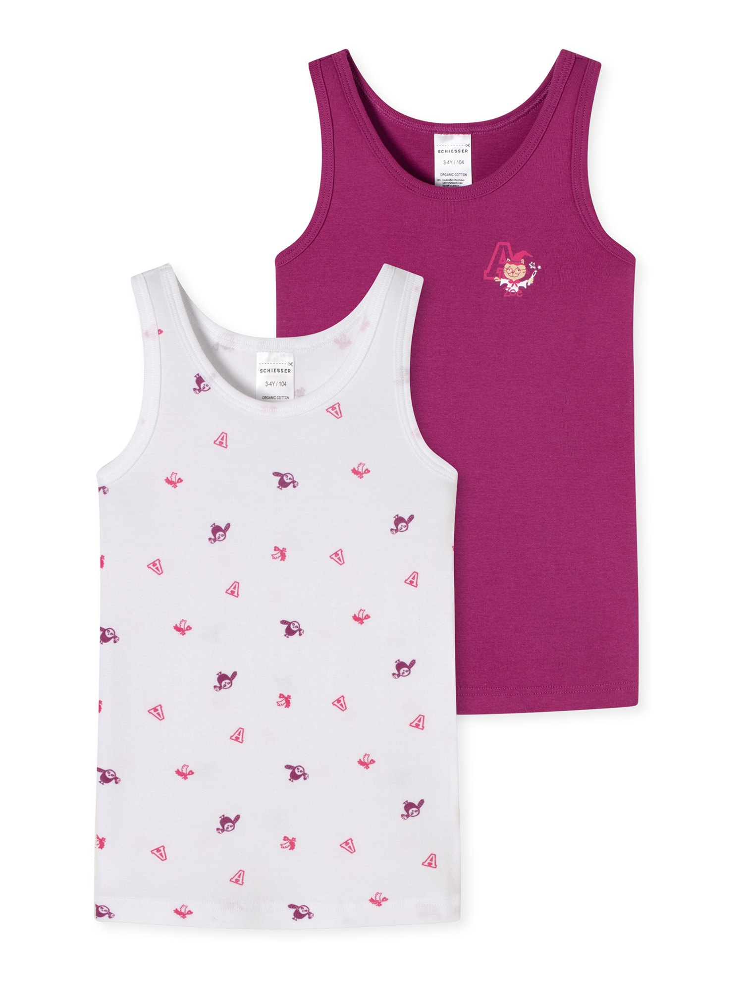 Schiesser Mädchen Unterhemd Fine Rib 2er Pack online kaufen bei Netto