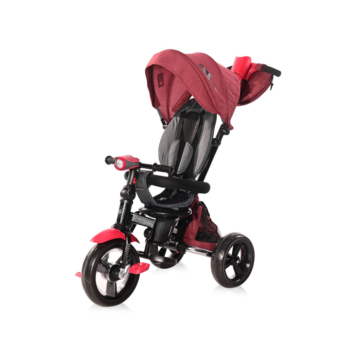 Lorelli Tricycle Enduro 4 in 1 klappbar, Sitz drehbar, verstellbar, Licht rot schwarz online ...