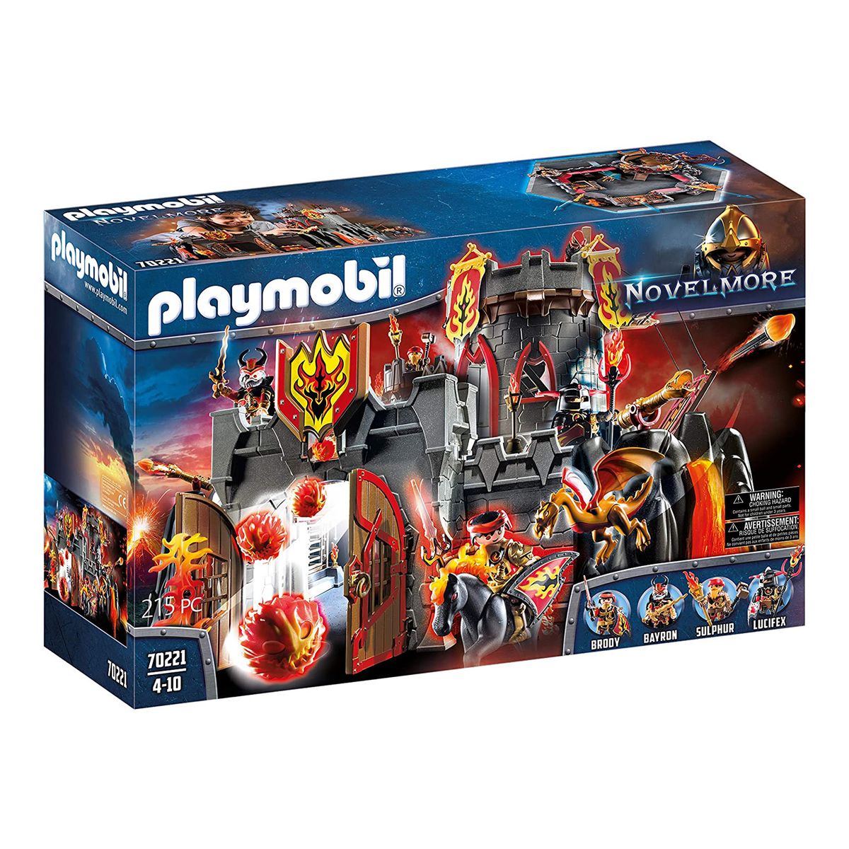 PLAYMOBIL® 70221 - Novelmore - Festung der Burnham Raiders online ...