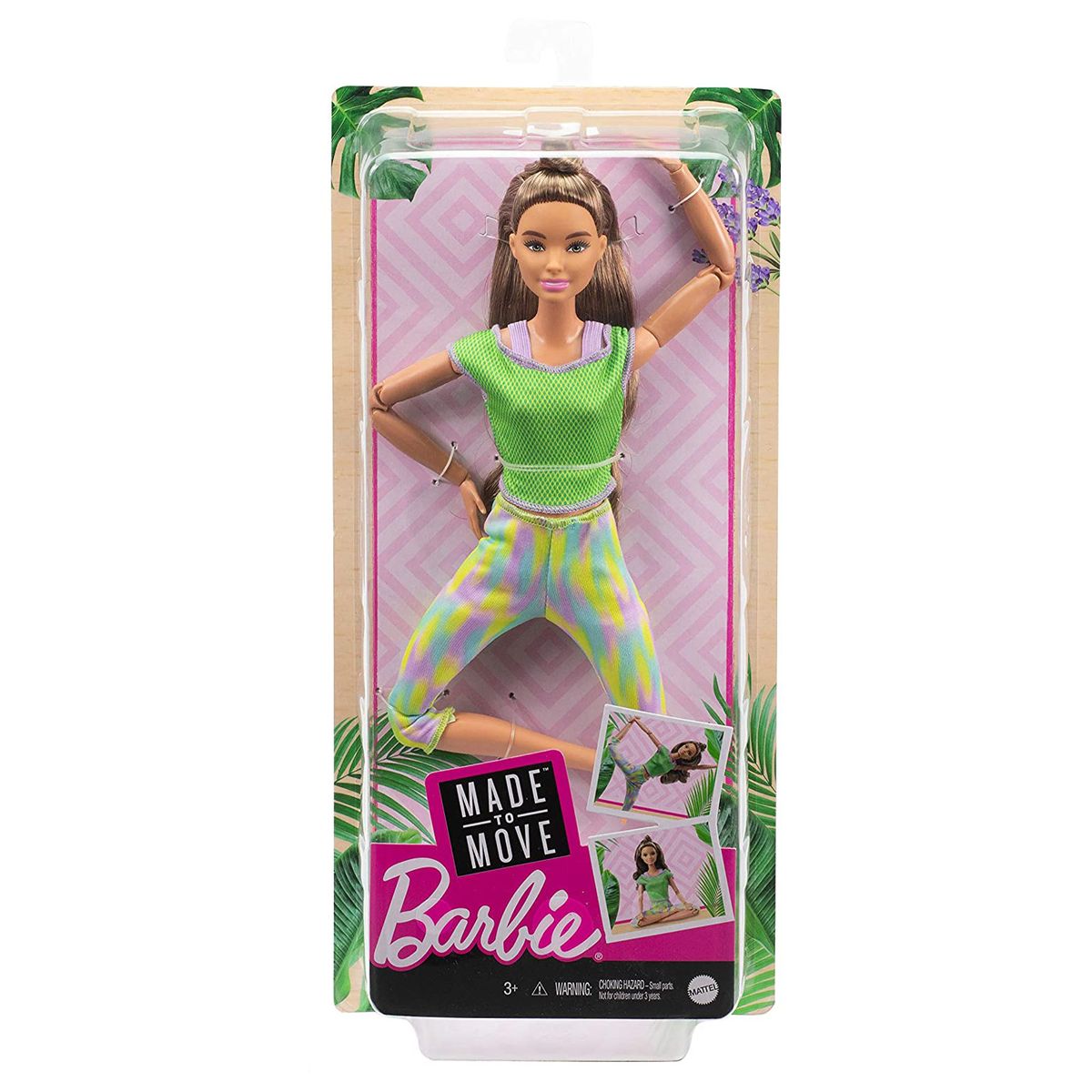 Mattel GXF05 - Barbie - Made to Move - Bewegliche Barbie mit Gelenken ...