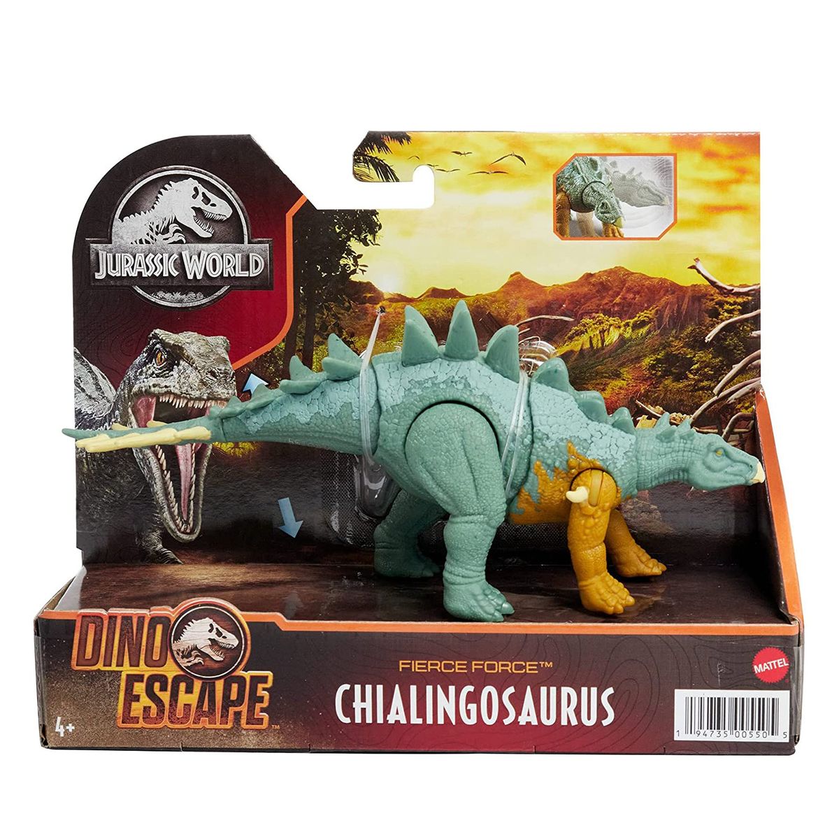 Mattel HBY69 - Jurassic World - Dino Escape - Spielfigur, Dinosaurier ...