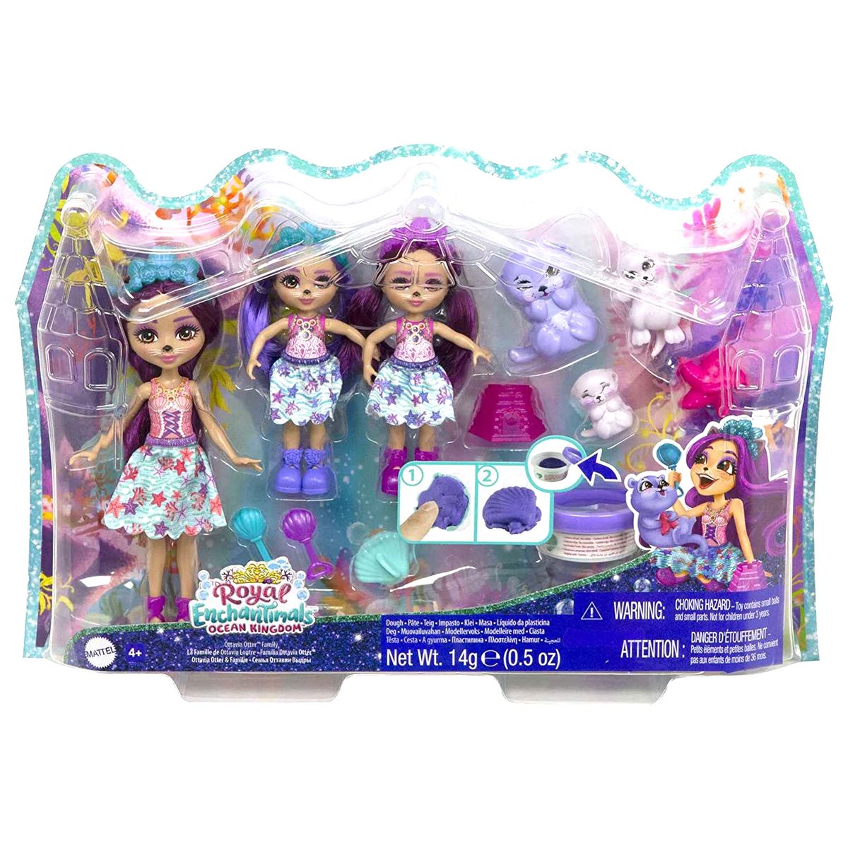 Mattel HCF96 - Royal Enchantimals - Ocean Kingdom - Ottavia Otter ...