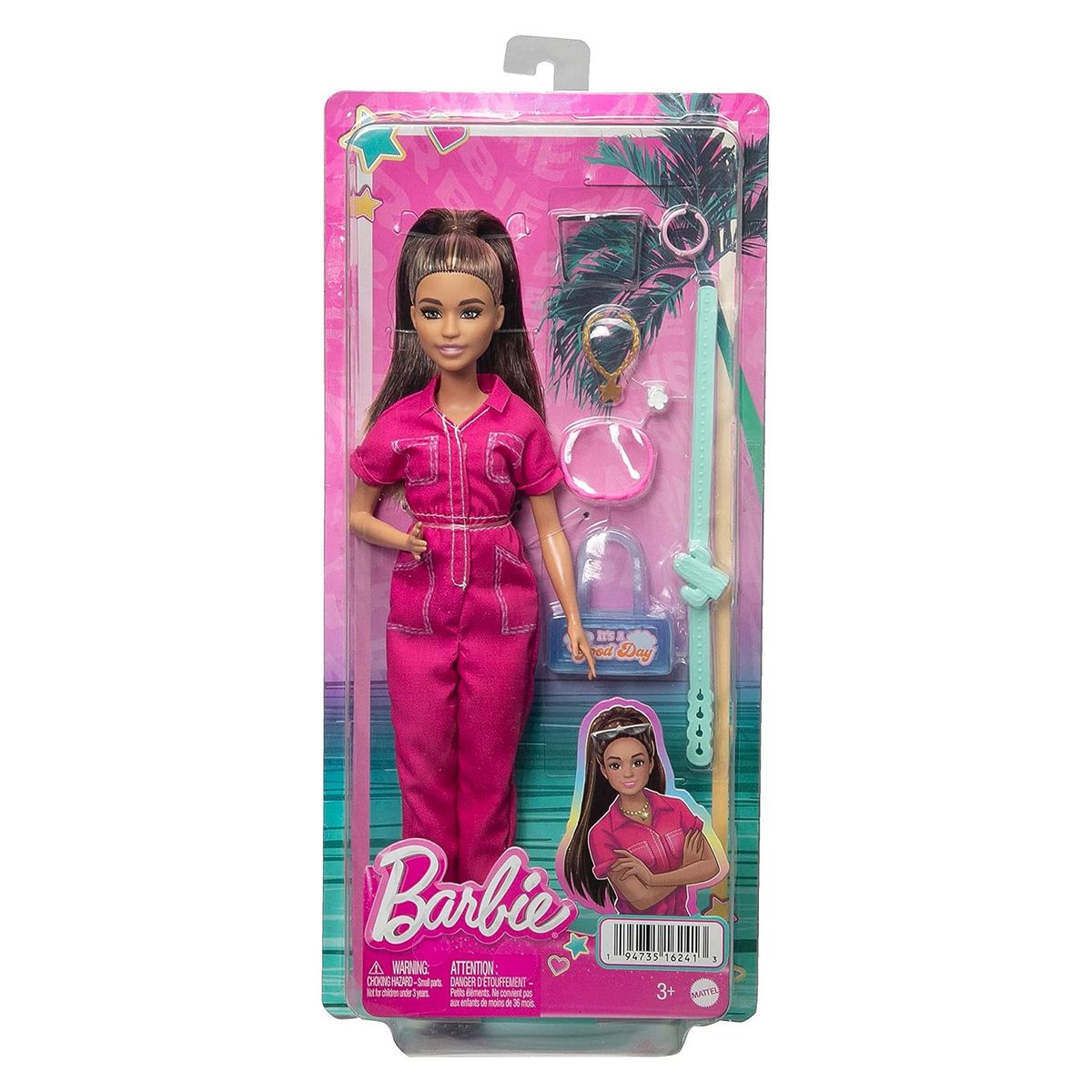 Mattel HPL76 - Barbie - Puppe mit Zubehör, Day & Play Fashion, Pink ...