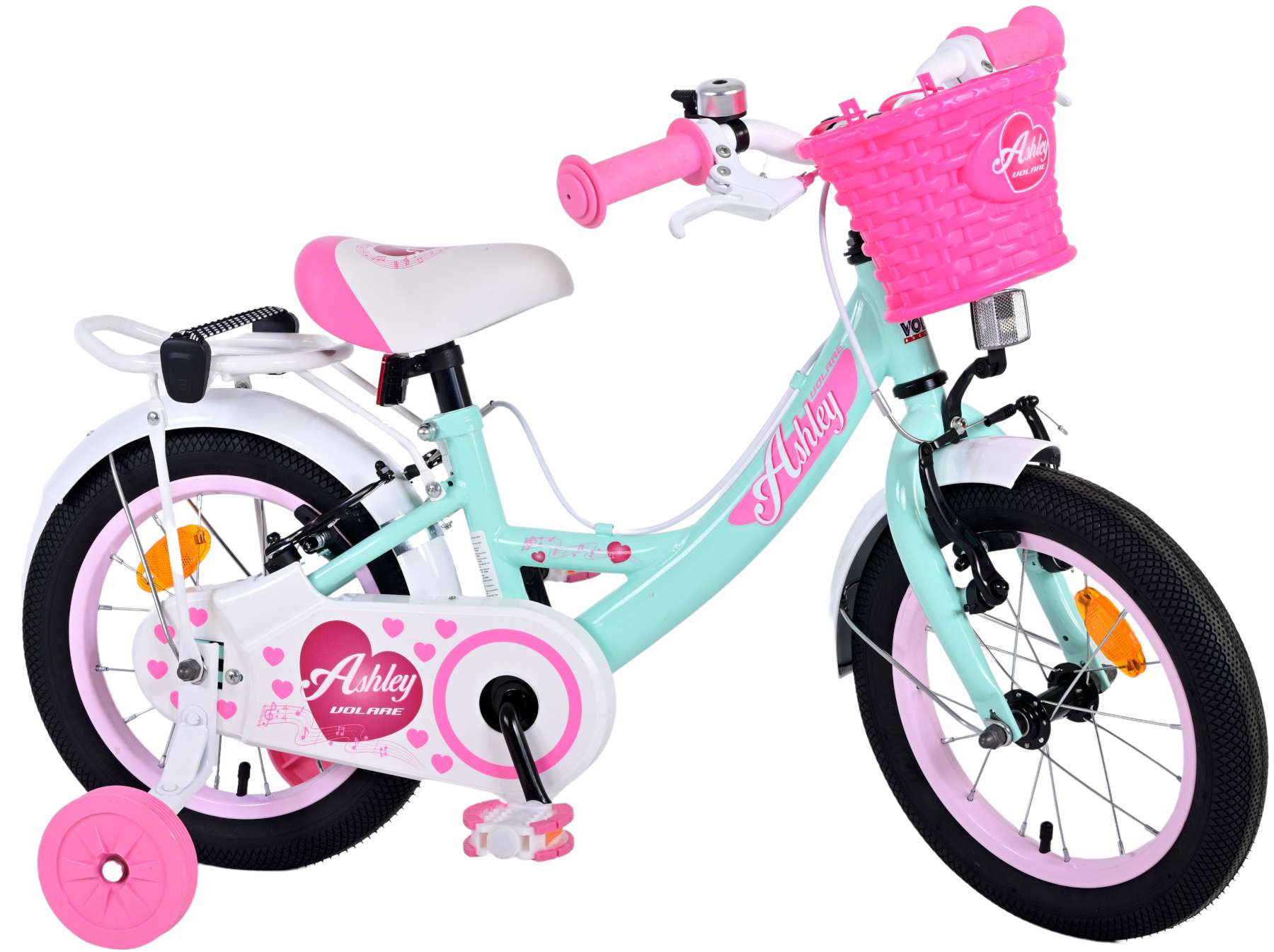 Kinderfahrrad Ashley für Mädchen 14 Zoll Kinderrad in Grün online ...